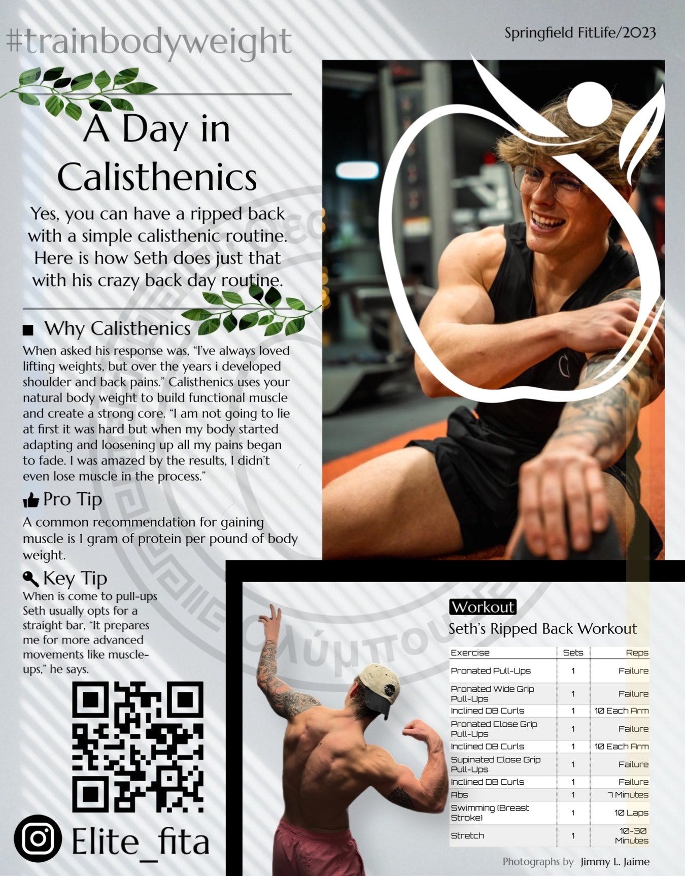 Calisthenics | Back Day – EliteFitApparel